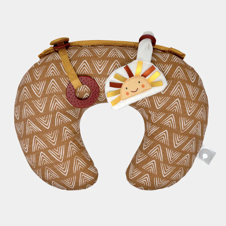 Boppy Tummy Time Prop- Golden Sun & Chevron – Paraiso Infantil