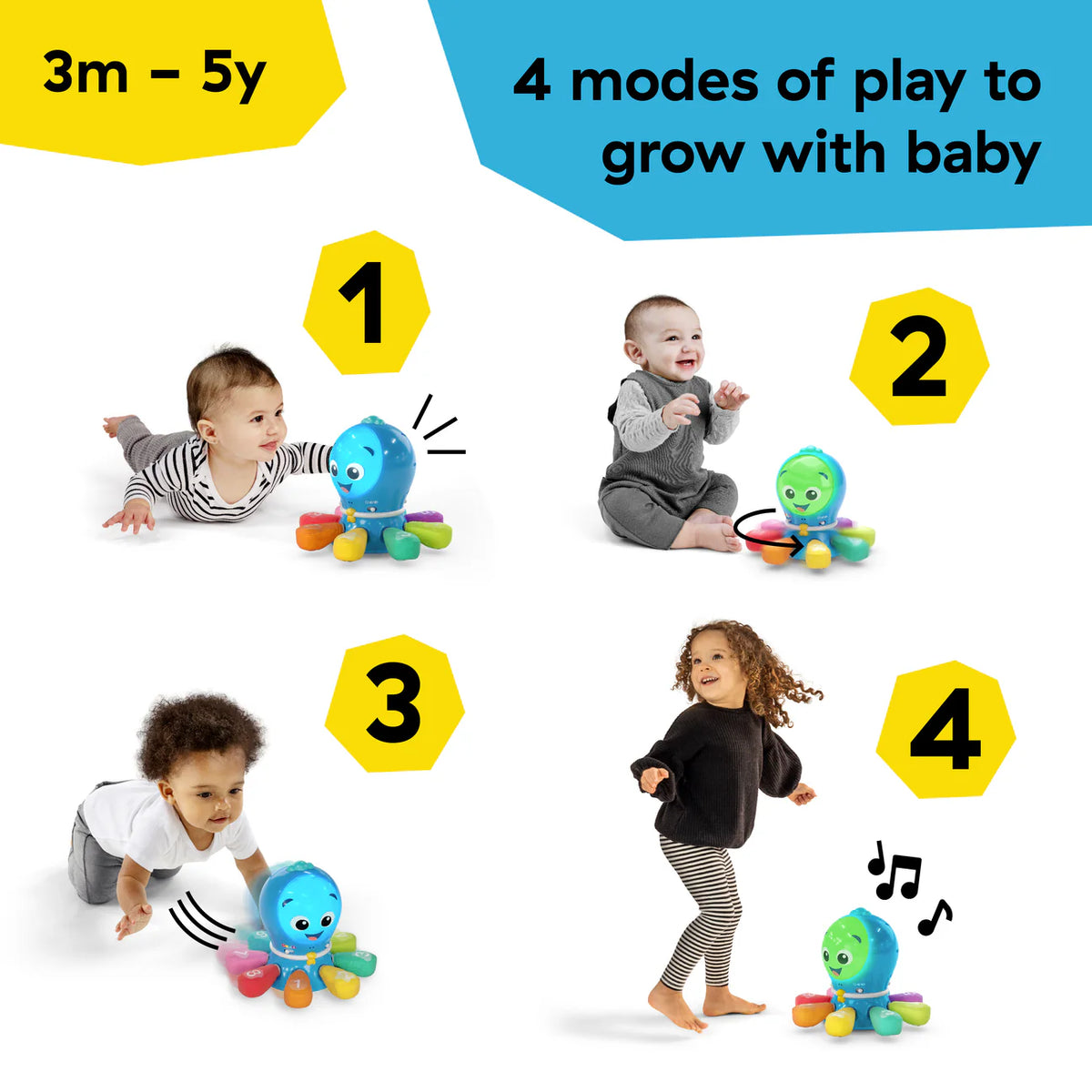Baby Einstein Ocean Explorers Go Opus Go 4-in-1 Crawl & Chase Activity ...