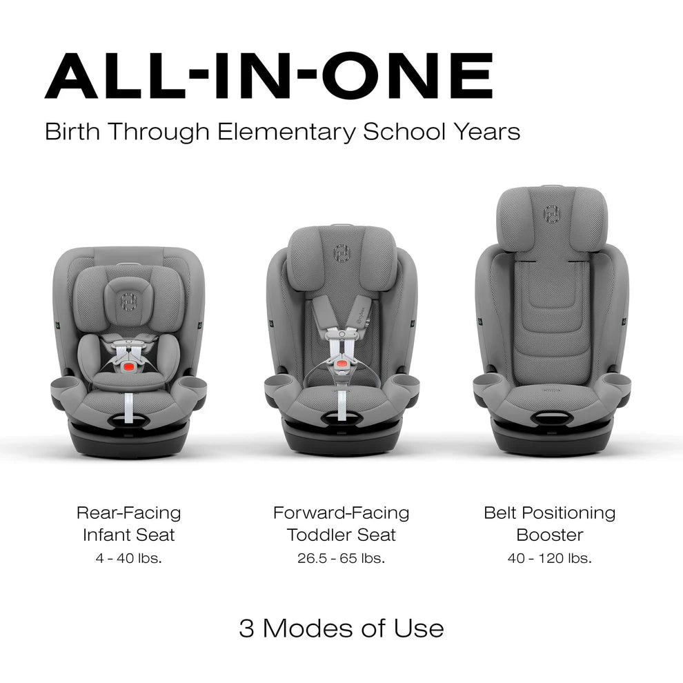 Cybex Callisto G 360 Rotating All-In-One Convertible Car Seat - Stone ...